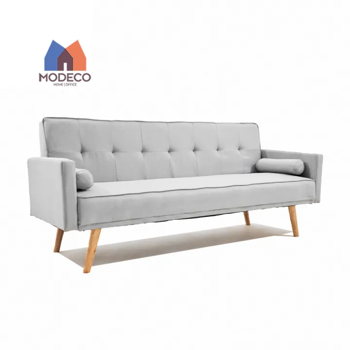 MODECO Andrew Mid-Century Modern Sofa Bed (Grey) | Lazada PH