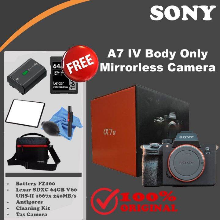 Sony A7 IV Body Mirrorless Camera Alpha 7 Mark 4 - BO - A7IV - A7 M4 | Lazada Indonesia