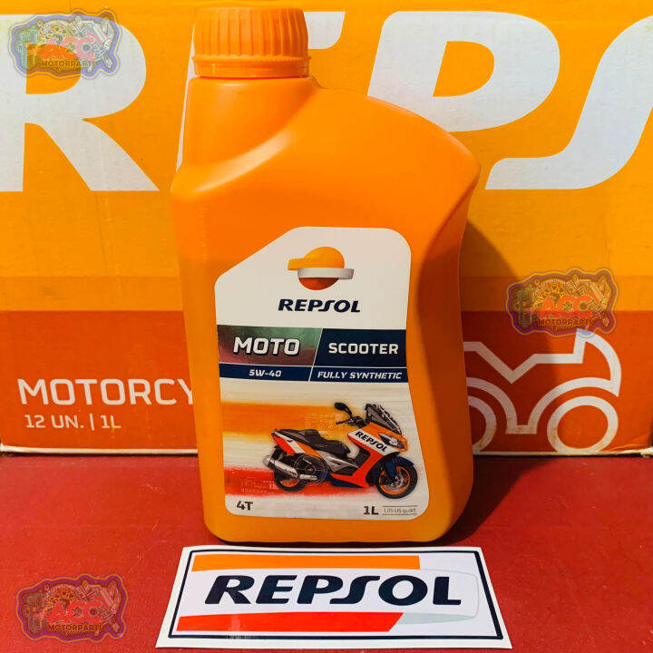 Repsol Oil Moto Scooter 5W-40 Fully Synthetic 1L | Lazada PH