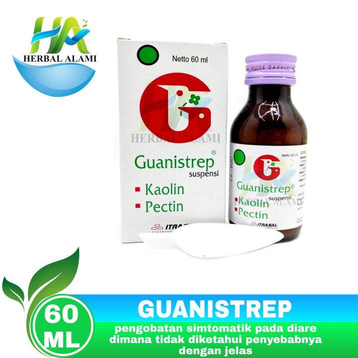 Guanistrep Suspensi Sirup 60 ml - Obat Diare | Lazada Indonesia