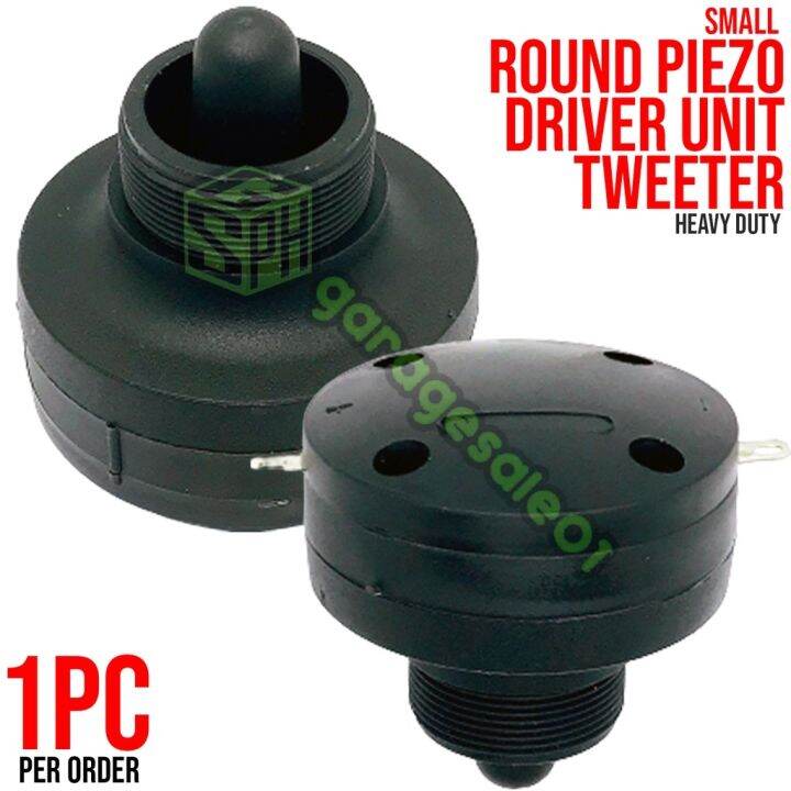 Small Round Piezo Driver Unit Tweeter Heavy Duty (PER PIECE) Audio ...