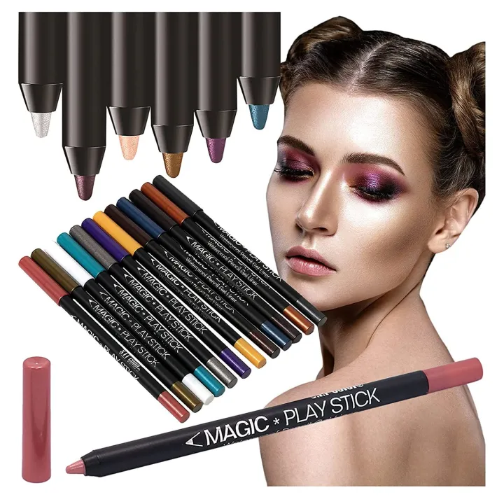 【Ready Stock/COD】Pearlescent Waterproof Eye Makeup Pen Eyeliner ...