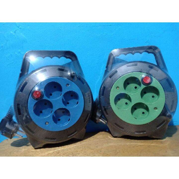 Sparta Kabel ROLLAN Listrik 5 METER Stop Kontak 4 Lubang Colokan dan ...