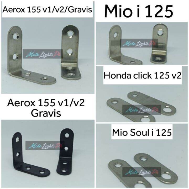 5.5 Mini driving light stainless bracket for mio i 125,Mio soul i,Aerox ...