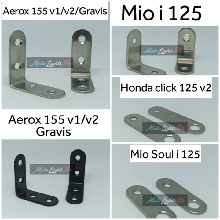 12.12Mini driving light stainless bracket for mio i 125,Mio soul i ...
