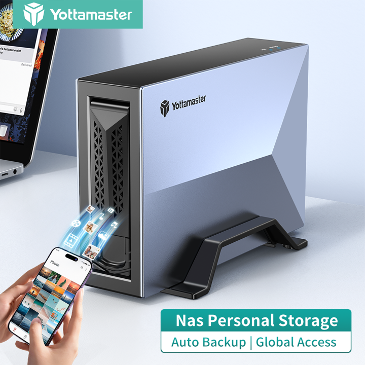 Yottamaster NAS 20TB Network Attached Storage Personal Cloud Storage 2.5 3.5 inch DiskStation ...
