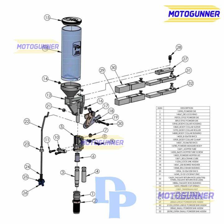 Dillon Precision Powder Assembly PARTS | Lazada PH
