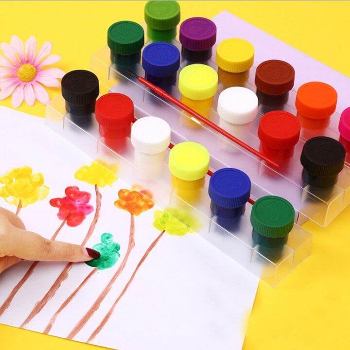 6 and 12colors Poster Paint Set With Paintbrush | Lazada PH