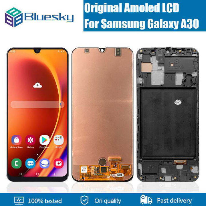 Bluesky 100% Super AMOLED For Samsung Galaxy A30 Lcd Display Touch ...