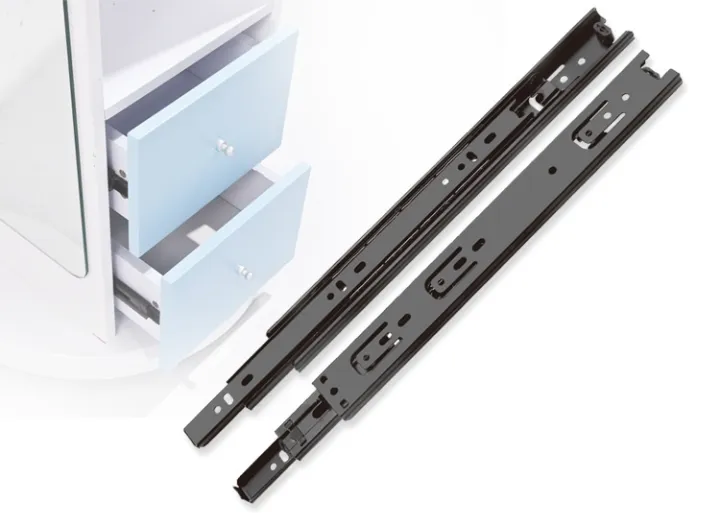 Drawer Slide Guide Ball Bearing 3 FOLD 10" | 12" | 14" | 16" | Lazada PH