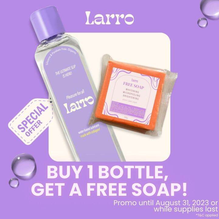 Larro Whitening Micropeeling Brightening Soap 100g | Lazada PH