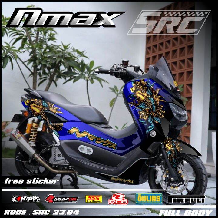 TERBARU Decal Sticker Stiker Yamaha Nmax 2020-2023 Full Body FullBlok ...