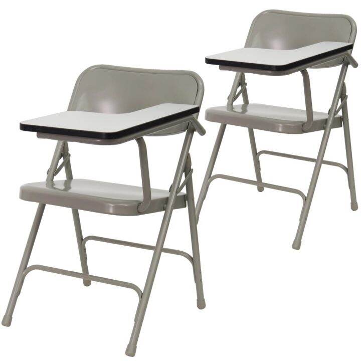 Flash Furniture Rutherford 2 Pack Premium Steel Folding Chair With Left ...