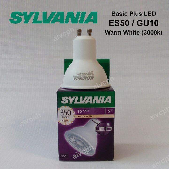 Sylvania Led Gu10 5w Warm White Ww 3000k 350lm Spotlight 220 240v Lamp