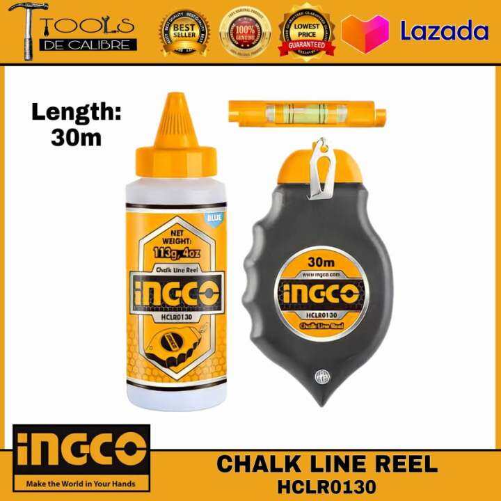 INGCO Chalk Line Reel 30M (HCLR0130) | Lazada PH