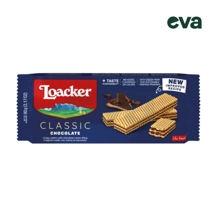 [HALAL] (ITALY MADE) LOACKER CLASSIC CREMKAKAO 90G | Lazada