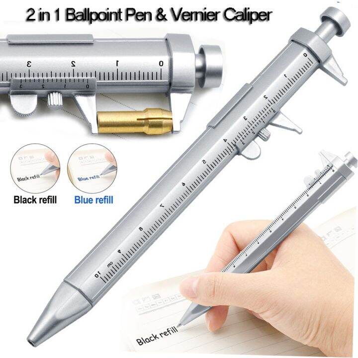 FW Multifunction 0-100mm Creative Pen Vernier Caliper Stationery Roller ...