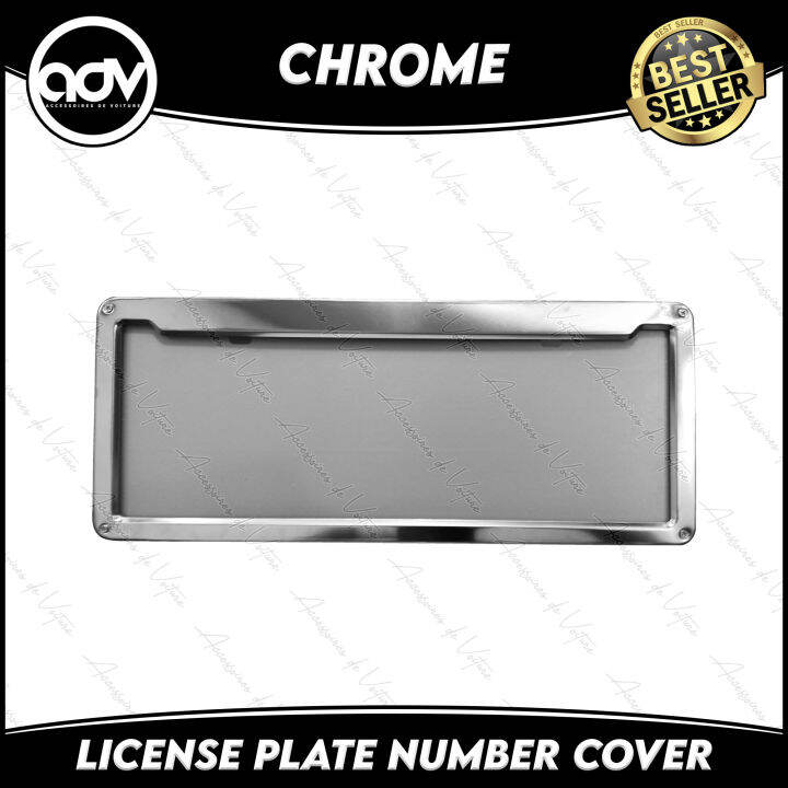 Universal PH License Plate Number Cover / Car Plate Protector 2 Pieces ...