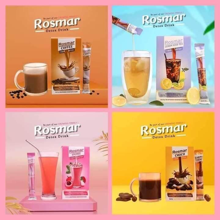 Rosmar Detox Drink Coffee | Chocolate | Lemon Iced Tea | Lychee 10 ...