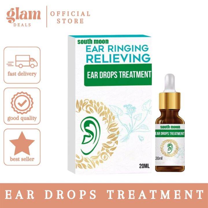 South Moon Tinnitus Liquid Ear Drops Infection Treatment Cleaning