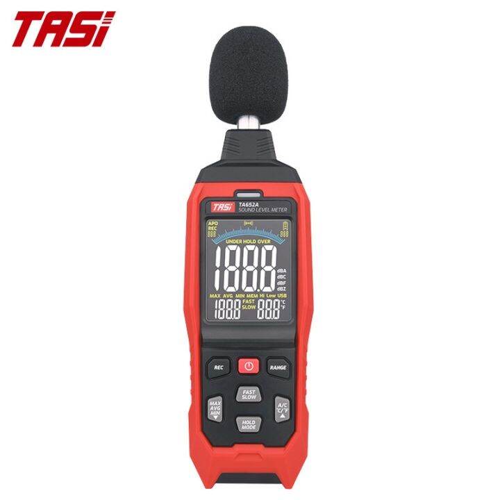 TASI TA652B Digital Sound Level Meter logger 30-130dB Noise Measuring ...