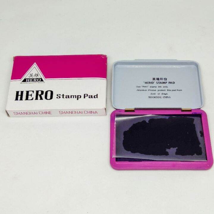 STEMPEL HERO E2460 BANTALAN TEMPAT STAMPEL / STAMP PAD | Lazada Indonesia