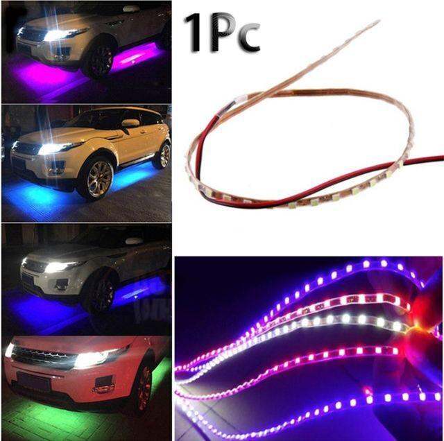 1pcs 45cm Auto Decorative Flexible LED Strip 12V Waterproof Car Styling ...