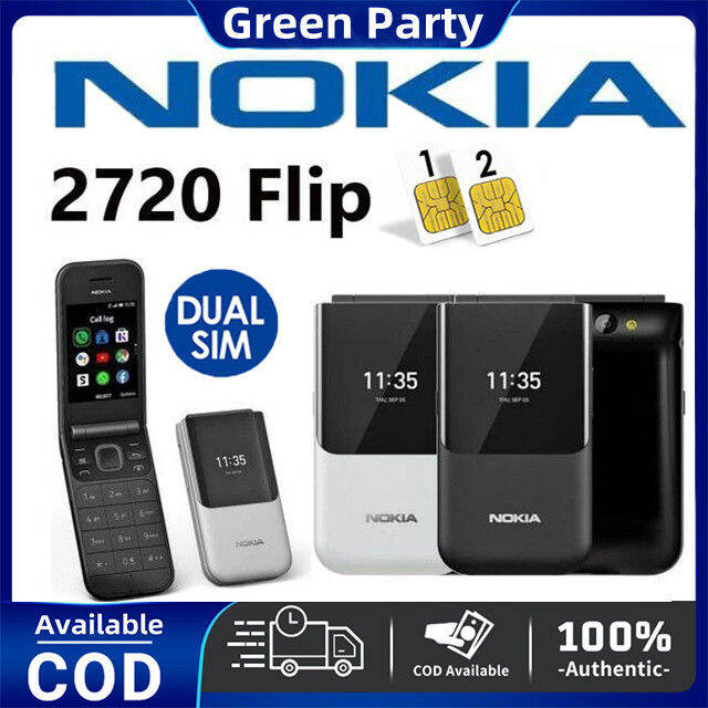 2720 flip phone 2G version dual card dual screen button phone | Lazada PH
