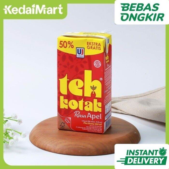 Teh Kotak Rasa Apel 250 ml/ Teh Kotak Rasa Apel / Teh Kotak | Lazada ...
