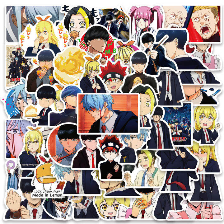 10/50 PCS Mashle: Magic and Muscles Funny Japan Anime Stickers Graffiti ...