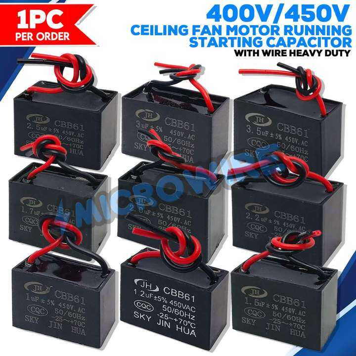 CBB61 450V 0.8UF 1UF 1.2UF 1.5UF 1.8UF 2UF 2.2UF 2.5UF 2.7UF 3UF 3.5UF 4UF 4.5UF 5UF 6UF 7UF 8UF ...