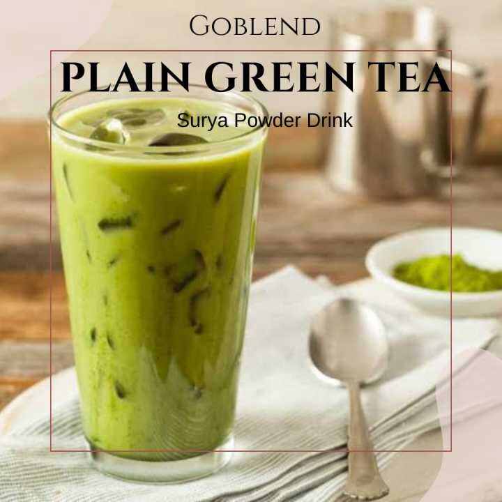 Bubuk Minuman Rasa PLAIN GREEN TEA 1Kg / PLAIN GREEN TEA powder / Bubuk ...