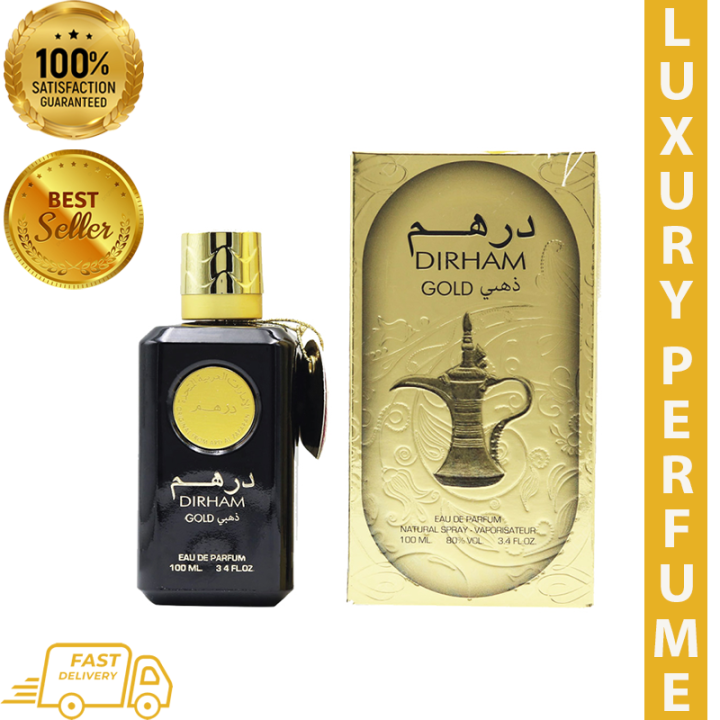 Dirham Gold Spray Perfume 100ML Original Fragrance | Lazada