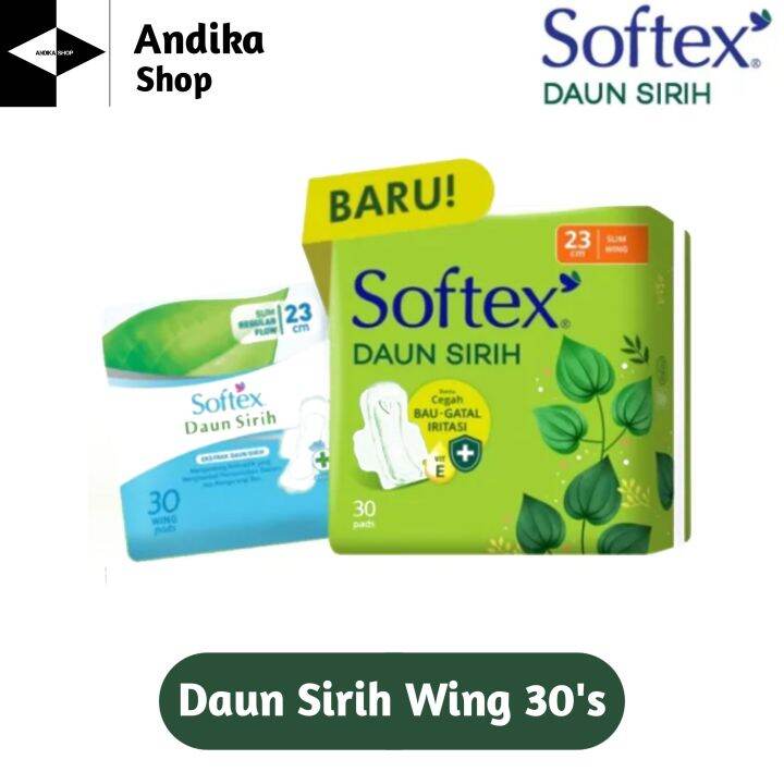 Softex Daun Sirih 23cm Wing 30's | Lazada Indonesia
