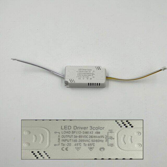 LED Safe Plastic Shell Driver 3 color Power Supply Adapter For 12W-160W ...