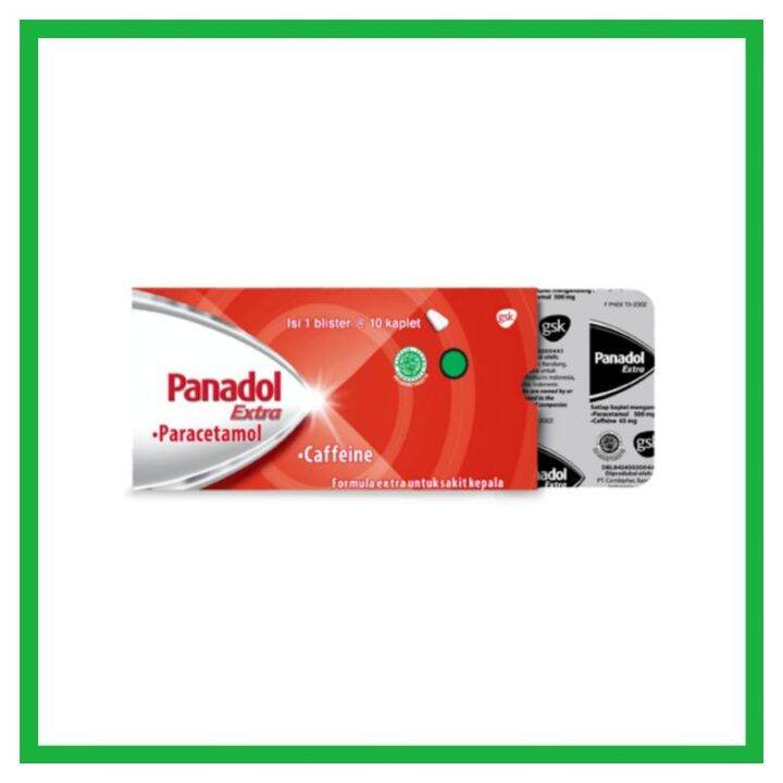 Panadol Extra 1 Blister - 10 Kaplet | Lazada Indonesia