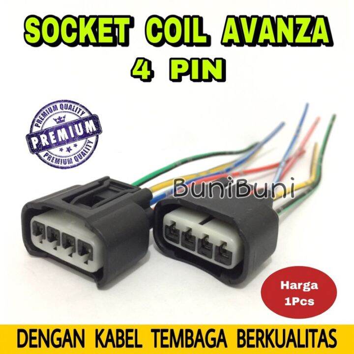 Socket Soket Coil / Koil Mobil Avanza / Xenia / Innova / Rush / Terios ...