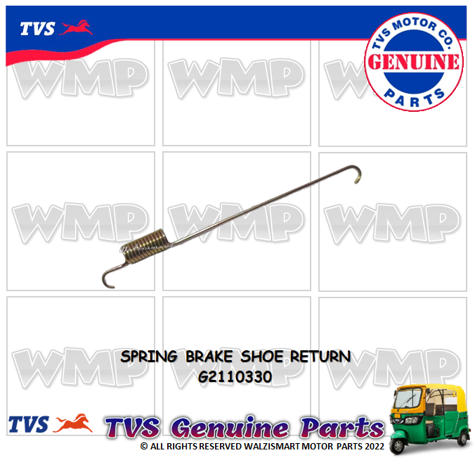 Spring Brake Shoe Return (G2110330) TVS King Genuine Parts | Lazada PH
