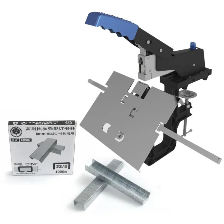 RAYSON SH-04 A3 Multi Manual Stapler, Flat & Saddle 2 in 1 Clip Stapler ...