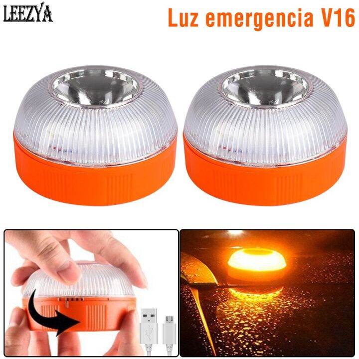 Emergency Light V16 Rechargeable Led Road Safety Flare Car Roadside
