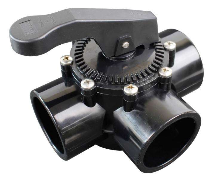 WATERCO FPI Valves - 3 way 50mm slip fit valve Black | Lazada