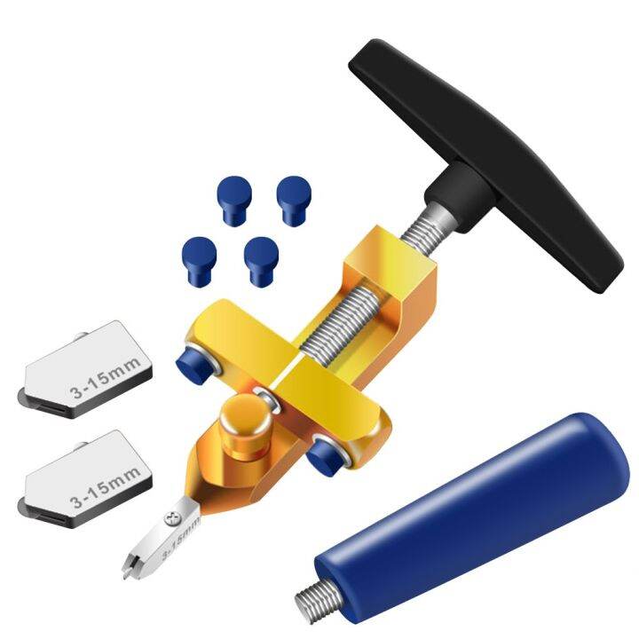 2 In 1 Glass Ceramic Tile Cutter Easy Glide With Wheel Diamond Roller