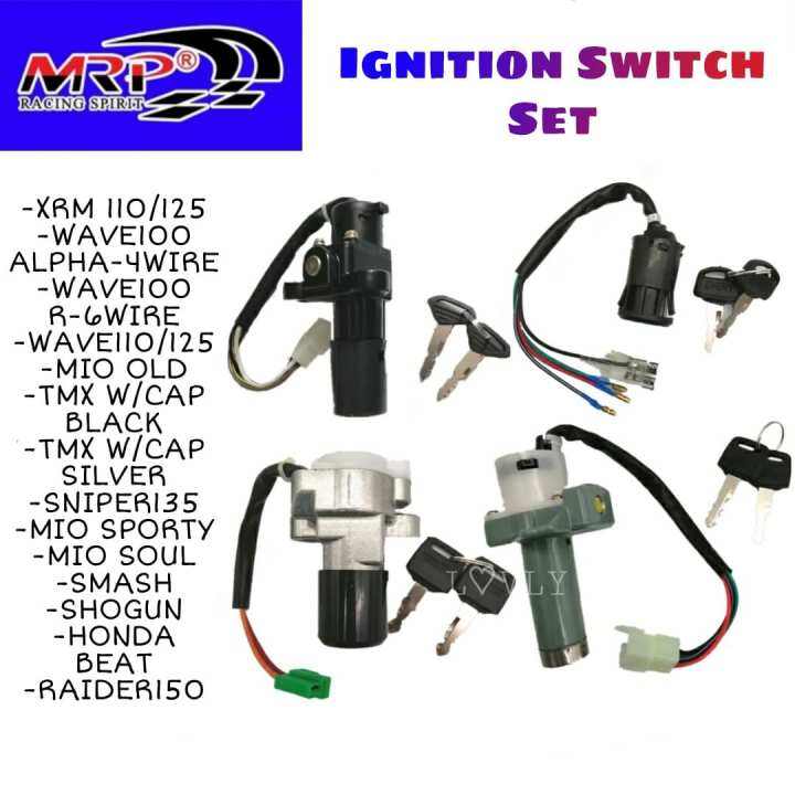 MRP MOTORCYCLE IGNITION SWITCH SET ( SNIPER 135 ) | Lazada PH