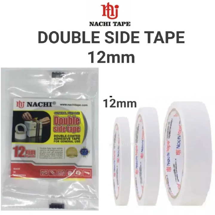 Isolasi Double Tape Nachi 12 mm x 10 yard | Lazada Indonesia