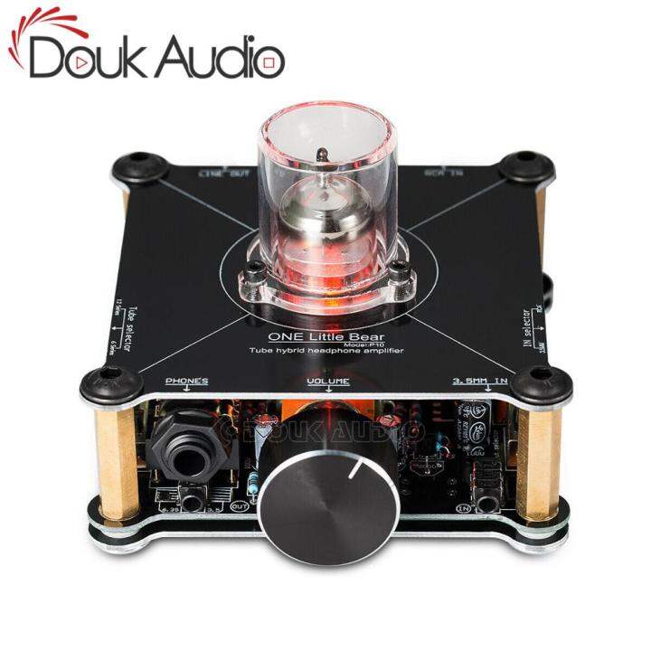 Douk Audio Hi-Fi Mini Class A 12AU7หลอดเครื่องขยายเสียงหูฟังมัลติไฮบริด ...