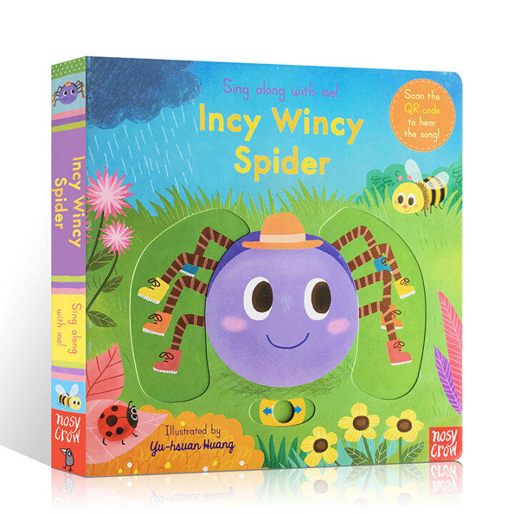 The original English incy Wincy Spider nursery rhyme mechanism ...