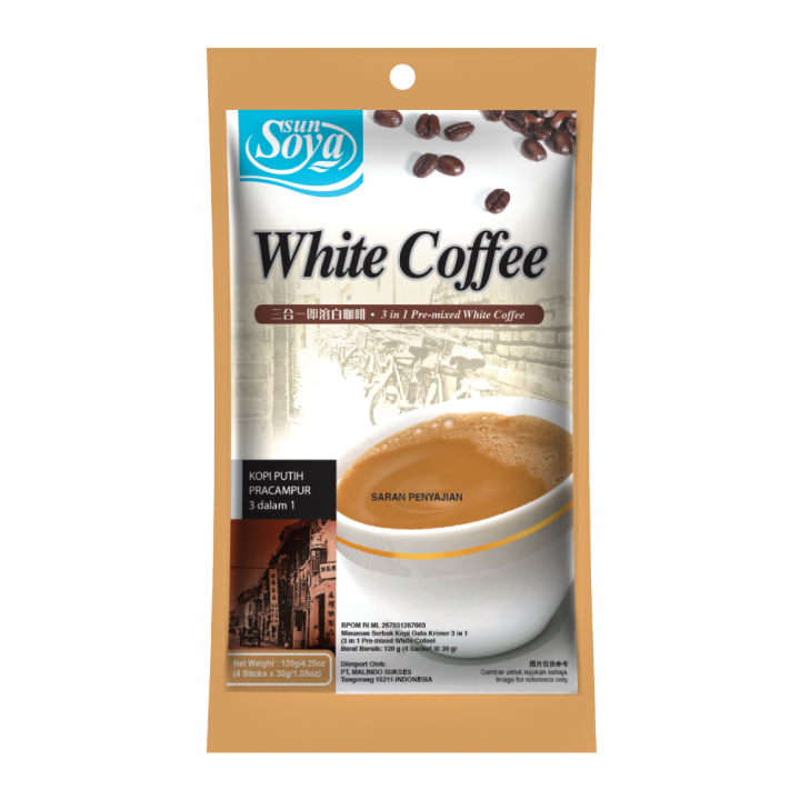 Sunsoya 3 in 1 White Coffee, 30g x 3's | Lazada