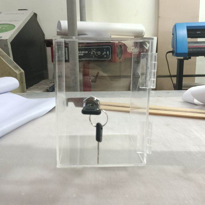 ACRYLIC DISPLAY BOC WITH LOCK | Lazada PH