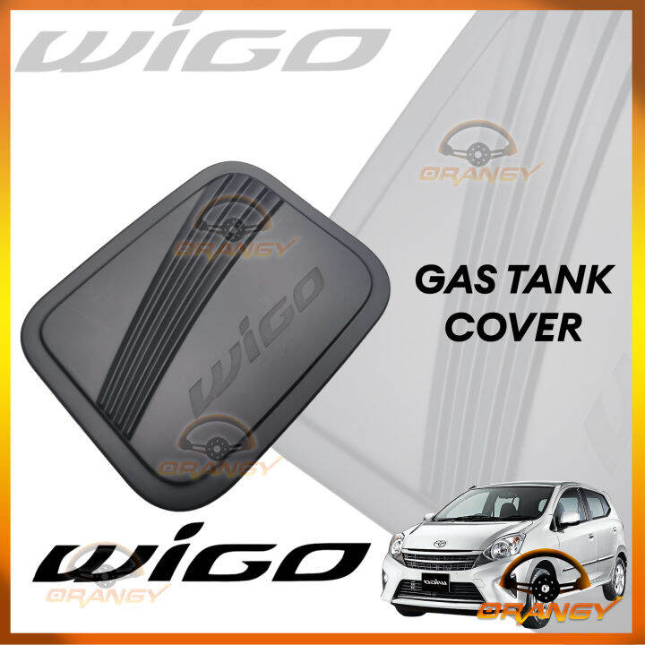 Toyota Wigo 2017 to 2022 2nd-3rd Gen Gas Tank Cover MATTE BLACK ...