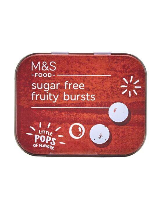 M&S Sugar Free Fruity Bursts 18g x1 Marks and Spencer Cool Sweets ...
